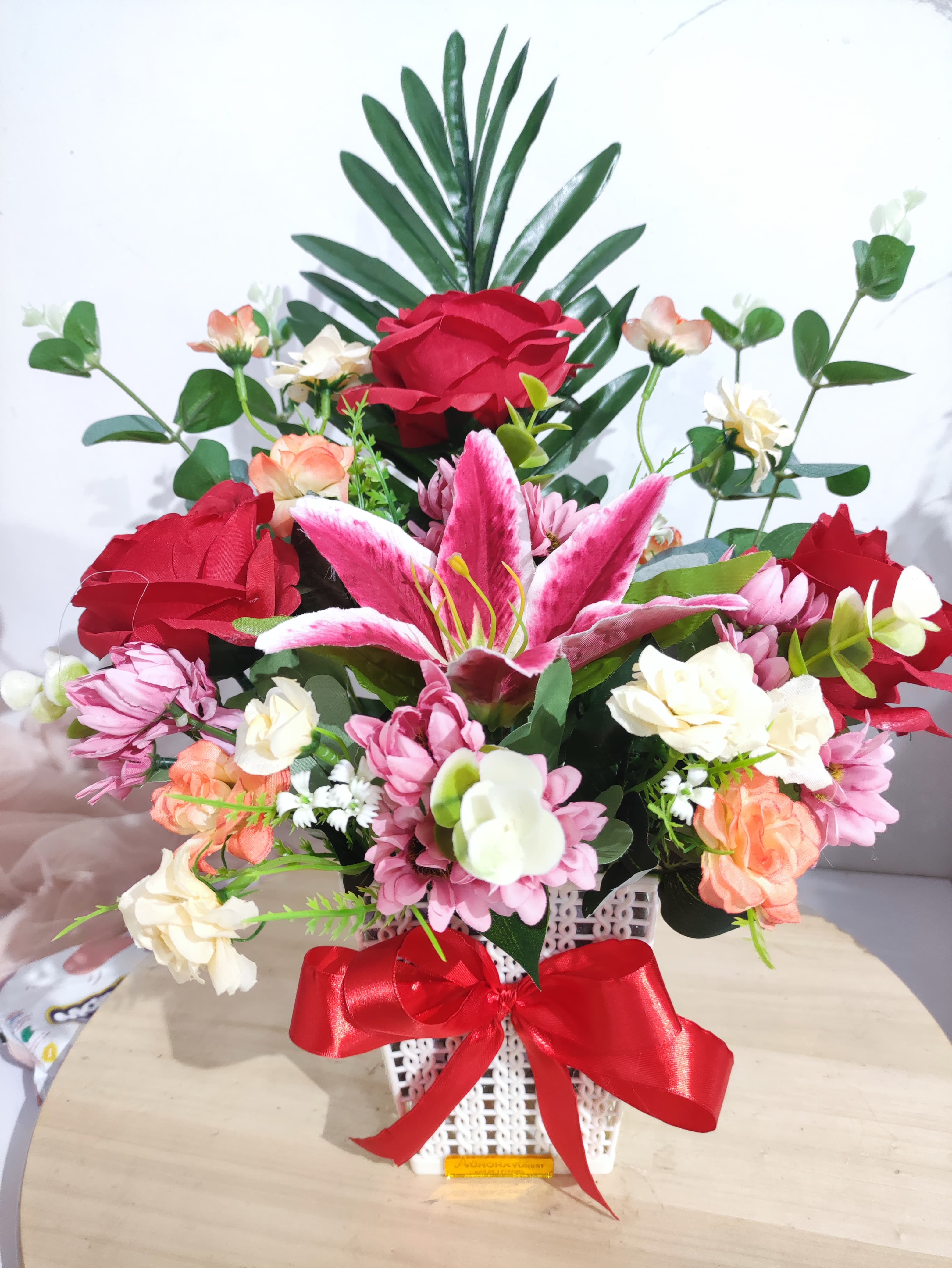 Congratulation Bunga Meja Artificial 03 – AURORA FLORIST