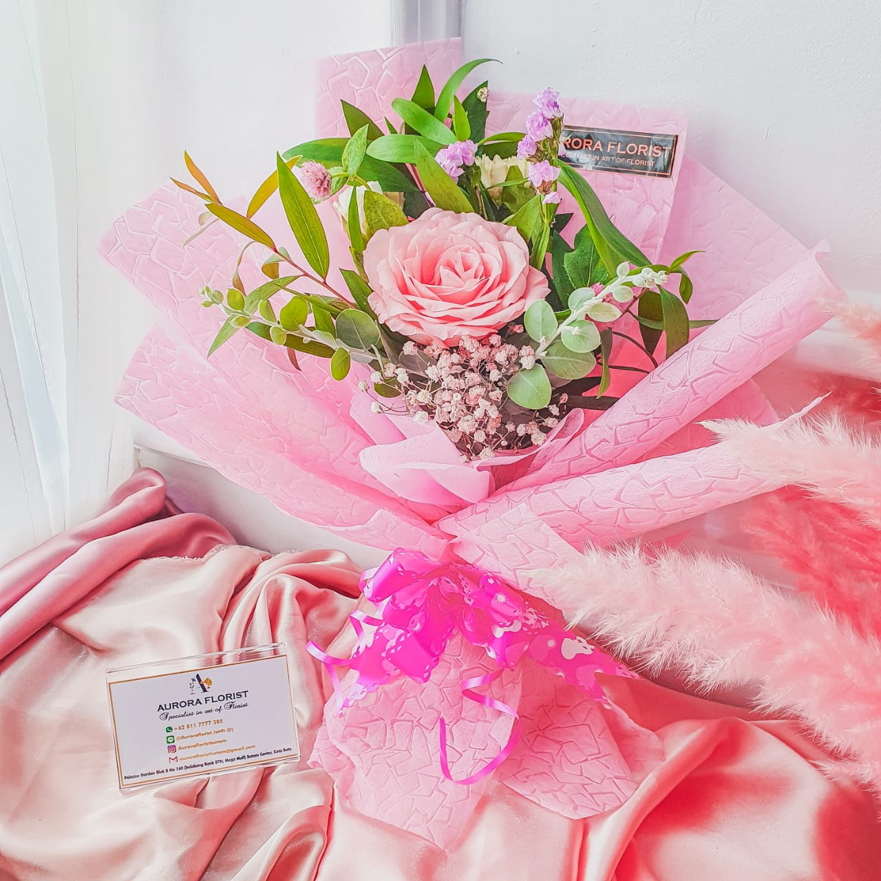 Single Pink Roses – AURORA FLORIST