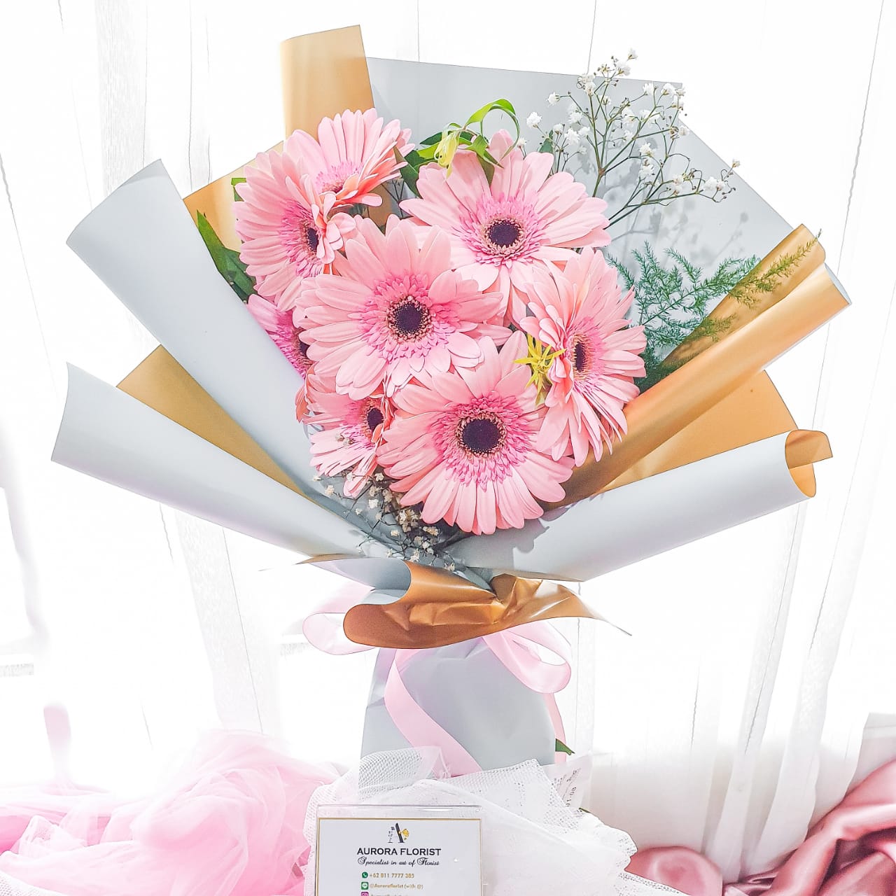 Pretty Pink Daisy Flower